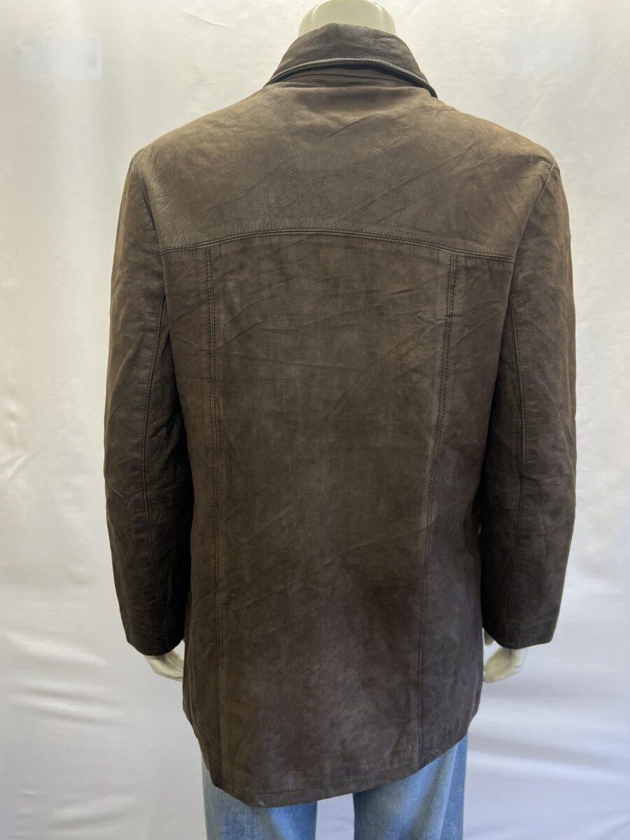 OAKWOOD Women’s Button Up Box Style Leather Jacket (M-AD11)