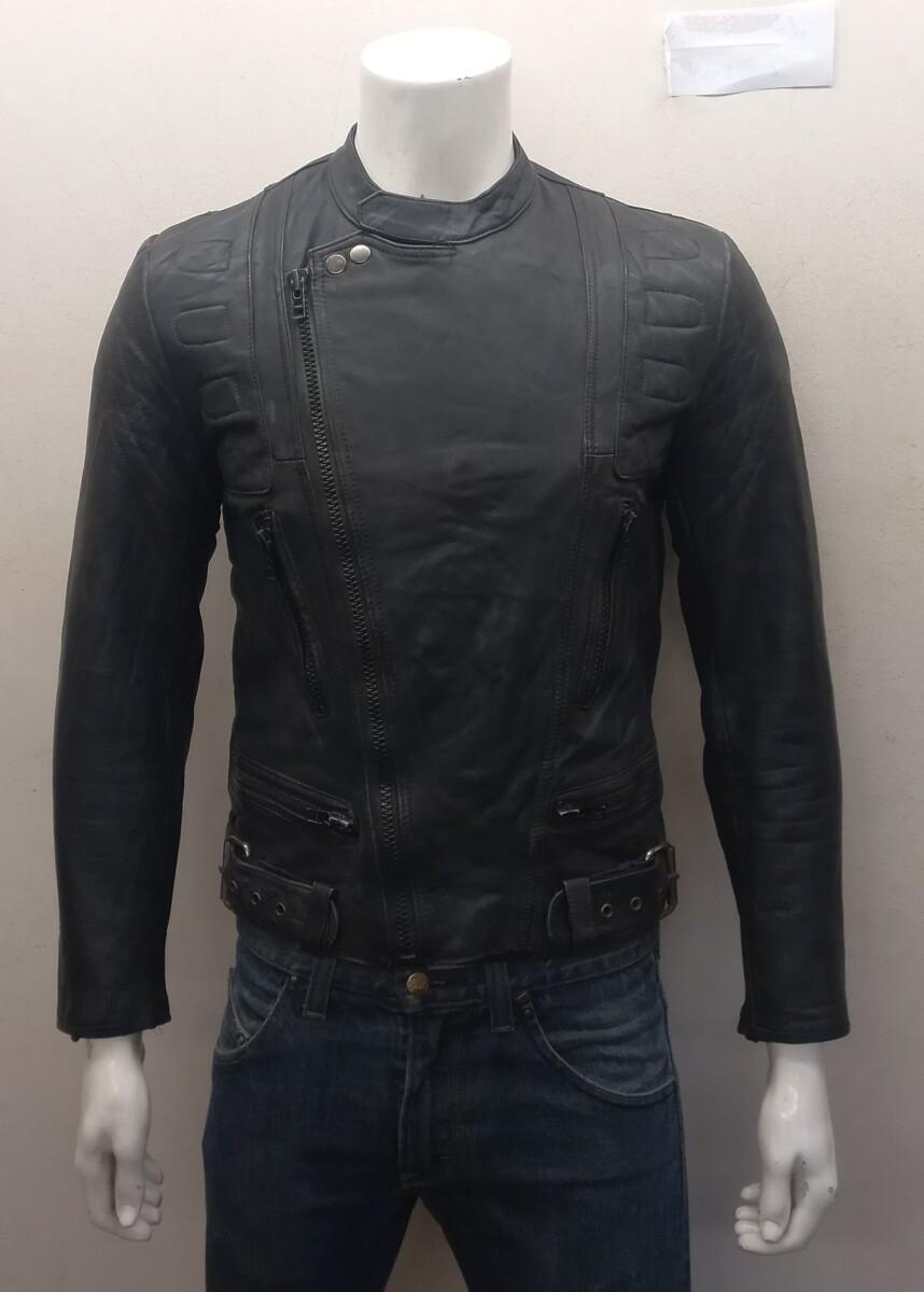 ECHT LEDER Men's Cruiser Motorcycle Leather Jacket (H-U53)