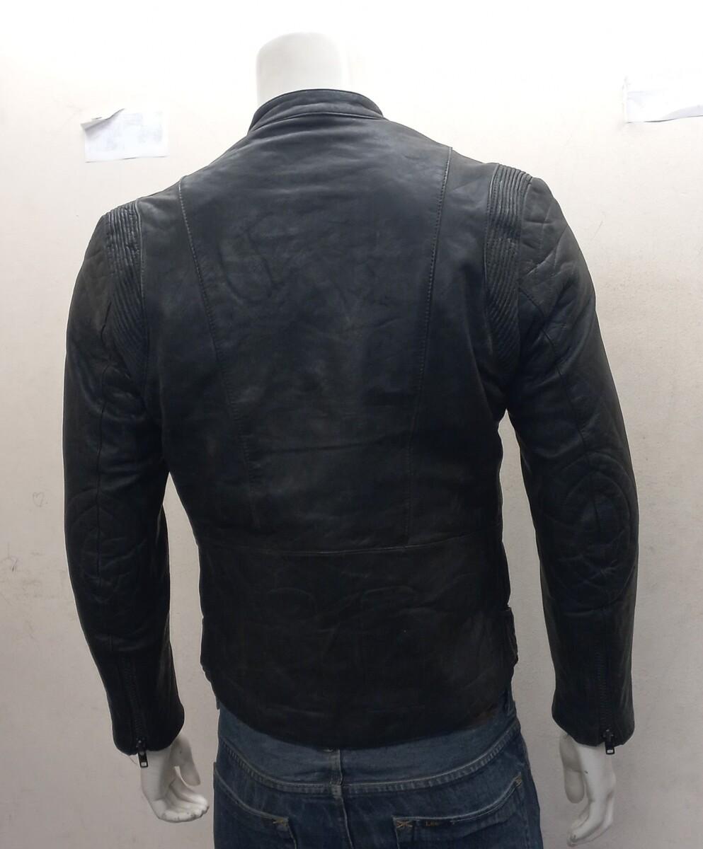 ECHT LEDER Men's Cruiser Motorcycle Leather Jacket (H-U53)
